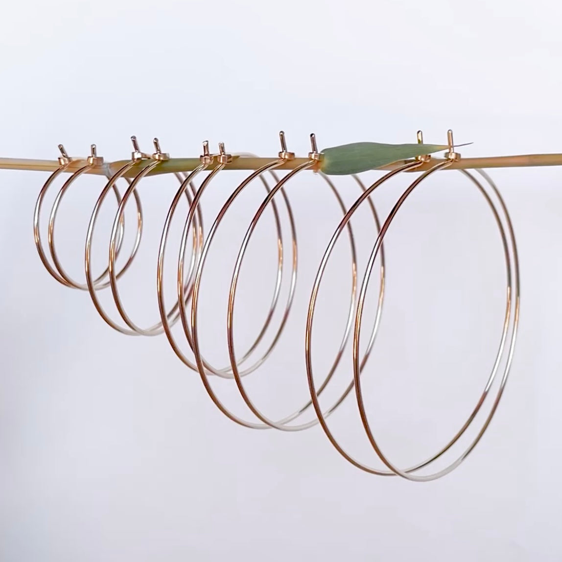 Round Classic Hoops | Pliers & String