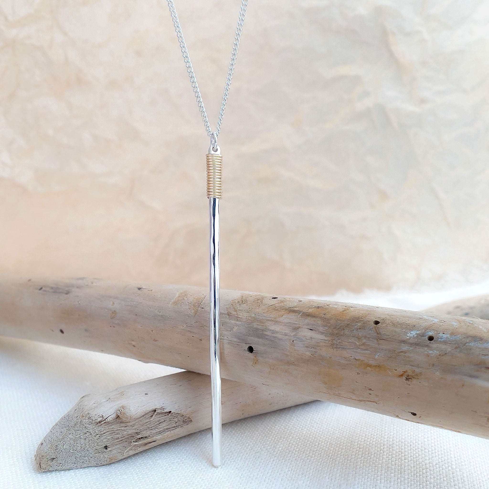 Helix Pillar Stick Pendant – Pliers & String